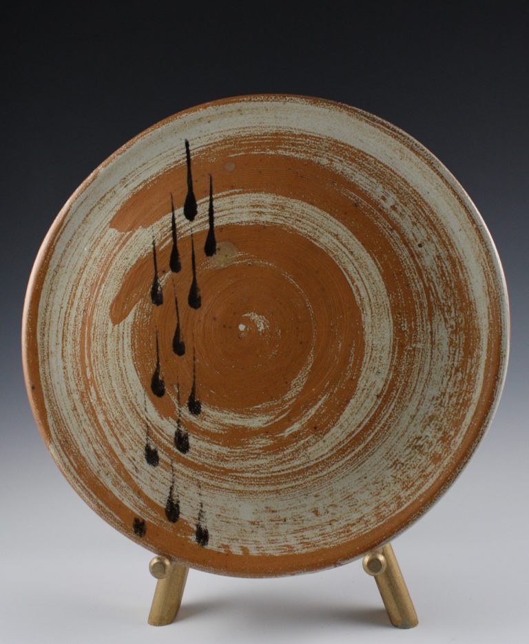 Large Rustic Plate Platter wheel thrown pottery hand made ceramic salt ...